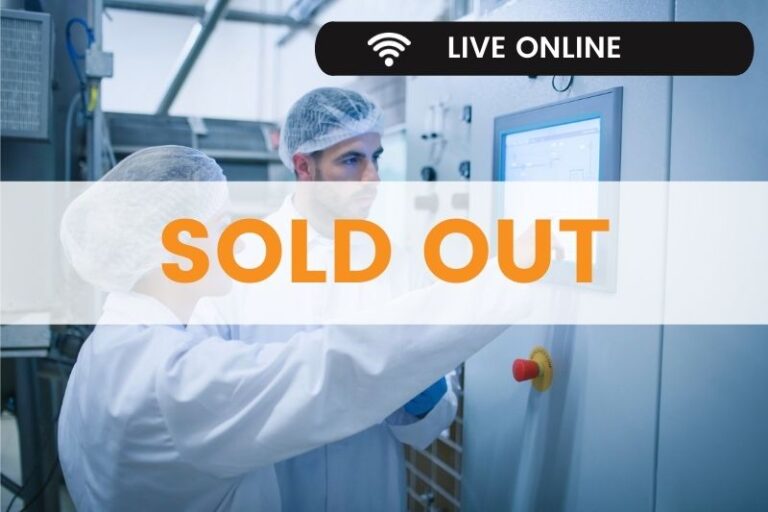 Advanced HACCP Training Certificate 28264, Level 4 - Food Safe